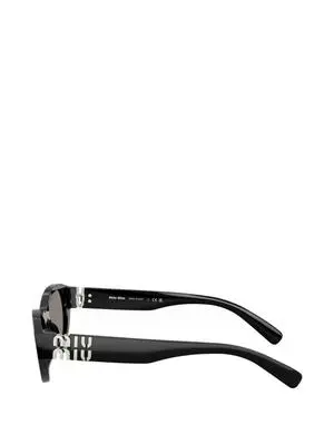 Miu Miu Geometric-frame Sunglasses - Black