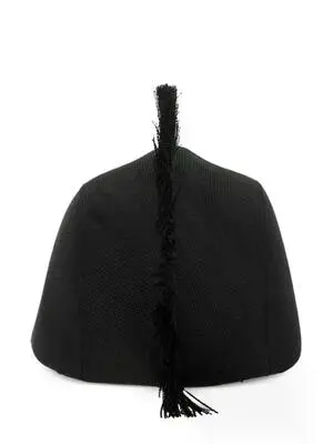 STEPHEN JONES Fringed Flat Brim Cap
