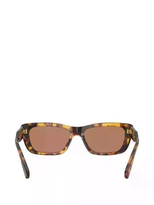 Miu Miu Tortoiseshell-effect Sunglasses - Brown
