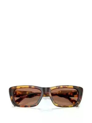 Miu Miu Tortoiseshell-effect Sunglasses - Brown