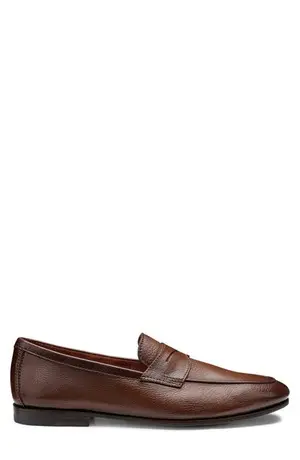 Santoni Carlos Penny Loafer - Light Brown