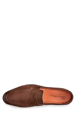 Santoni Carlos Penny Loafer - Light Brown