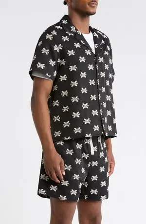 RIZORT Ronan Embroidered Camp Shirt