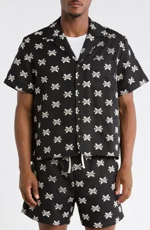 RIZORT Ronan Embroidered Camp Shirt