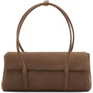 Mango Suede Shoulder Bag
