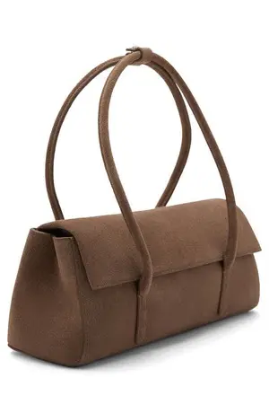 Mango Suede Shoulder Bag