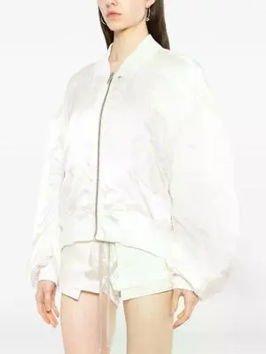 Rick Owens Secchia Flight Jacket - White