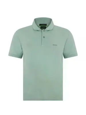 BOSS Logo-appliqué Polo Shirt - Green