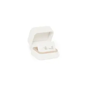LABANTE LONDON Moissanite Solitaire Stud Earrings