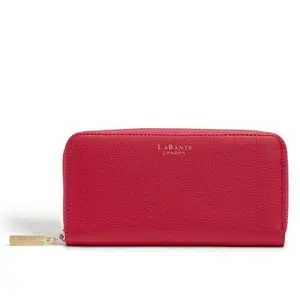 LABANTE LONDON Serene Vegan Zip Around Wallet Pink