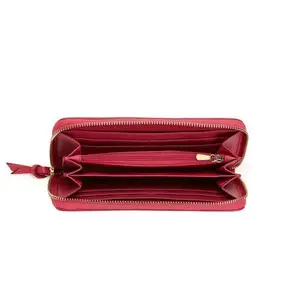 LABANTE LONDON Serene Vegan Zip Around Wallet - Pink