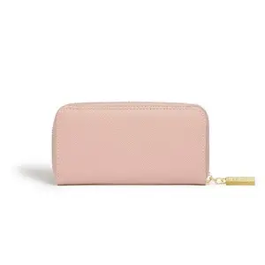 LABANTE LONDON Ellen Vegan Zip Around Wallet - Pink
