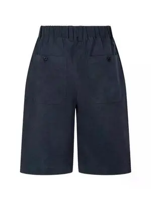 STUDIO TOMBOY Elastic Waist Shorts - Blue