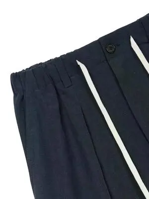 STUDIO TOMBOY Elastic Waist Shorts - Blue