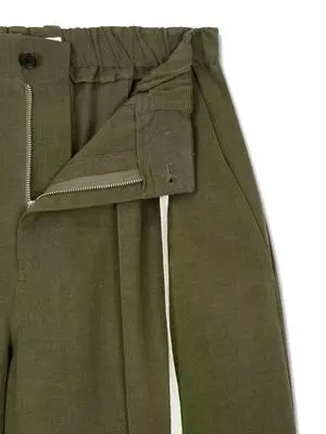 STUDIO TOMBOY Elastic Waist Shorts - Green