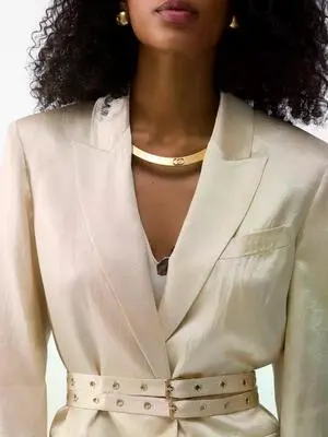 Liu Jo Single-breasted Blazer With Belt
