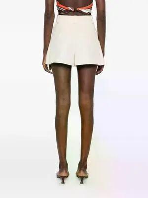 Maje Side-pocket Shorts - Neutrals