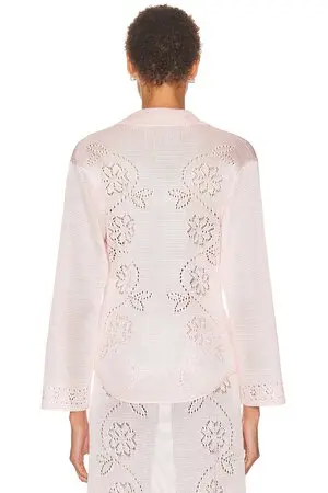 Calle Del Mar Vine Floral Long Sleeve Shirt