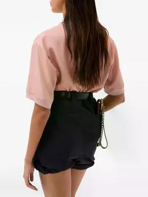 Versace Poplin Cropped Shirt - Pink