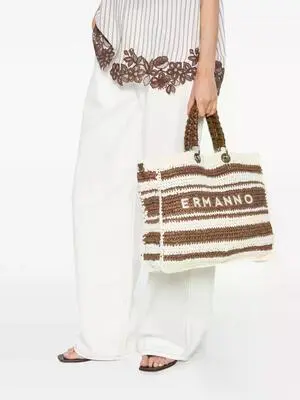 ERMANNO FIRENZE Logo-lettering Tote