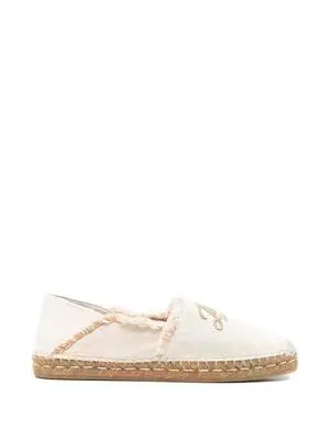JIMMY CHOO Embroidered Espadrilles - Neutrals