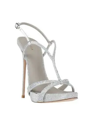 LE SILLA Lamé Slingback Sandals