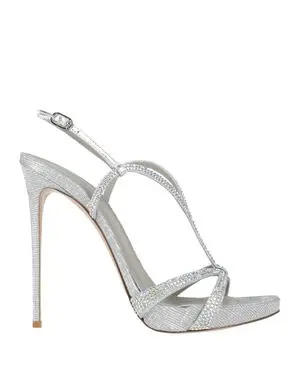 LE SILLA Lamé Slingback Sandals