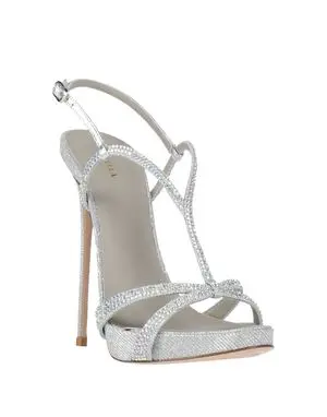LE SILLA Lamé Slingback Sandals