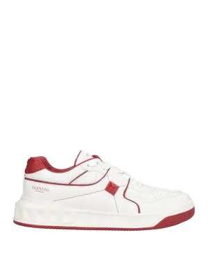 Valentino Garavani Leather Low-top Sneakers - White