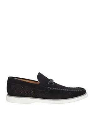 BALDININI Loafers In Midnight Leather - Blue
