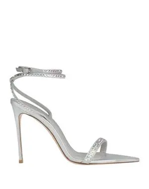 LE SILLA Leather Stiletto Sandals With Appliqués