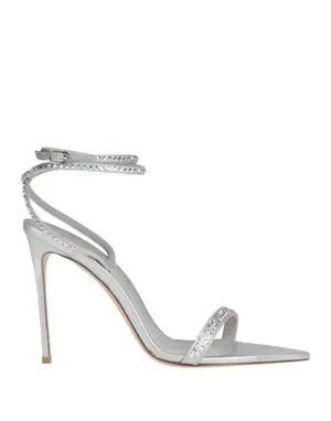 LE SILLA Leather Stiletto Sandals With Appliqués