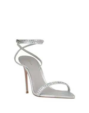 LE SILLA Leather Stiletto Sandals With Appliqués