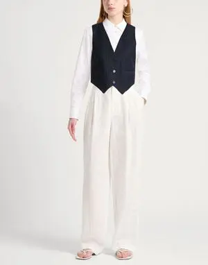 Ba&sh Tailored Vest In Midnight Polyester, Wool, Elastane