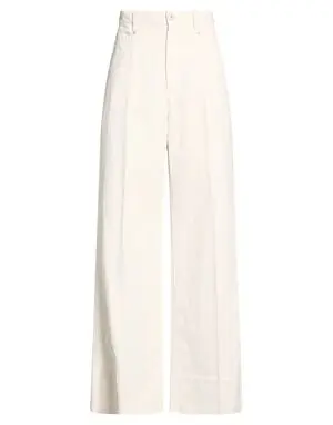 Brunello Cucinelli Wide-leg Cotton-linen Blend Pants - White