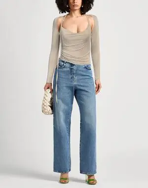 Jacquemus Top In Cupro And Elastane