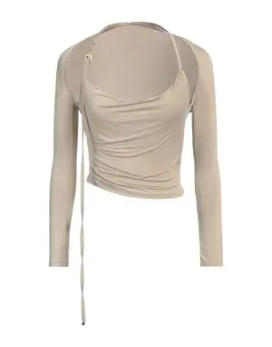 Jacquemus Top In Cupro And Elastane