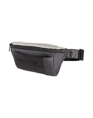 PIQUADRO Belt Bag Recycled Nylon, Metal And Cow Leather - Grey