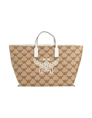 Mcm Handbag In Textile Fibers