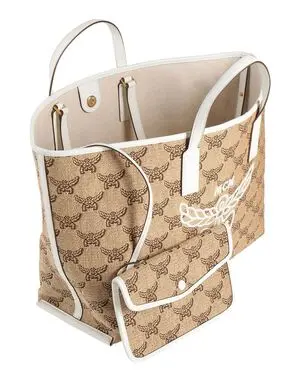 Mcm Handbag In Textile Fibers
