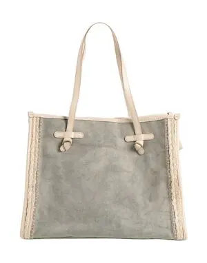 GIANNI CHIARINI Shopper Bag With Leather Trims