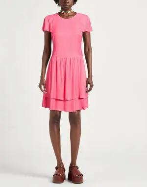 Armani Exchange Flared Mini Dress - Pink