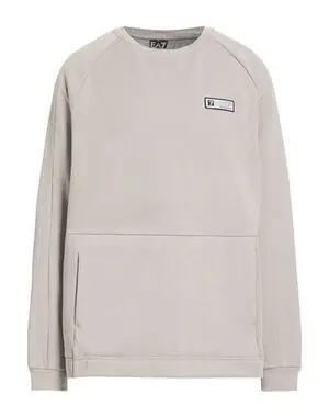 EA7 Fleece Sweatshirt With Logo - Grey