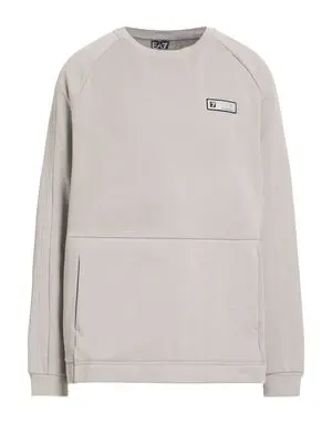 EA7 Fleece Sweatshirt With Logo - Grey