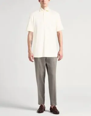 Brunello Cucinelli Polo Shirt Size Cotton, Linen - Yellow