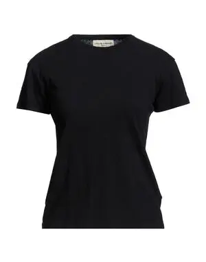 Officine Générale Cotton-linen T-shirt - Black