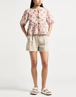Antik Batik Floral Print Peplum Shirt