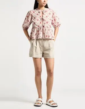 Antik Batik Floral Print Peplum Shirt