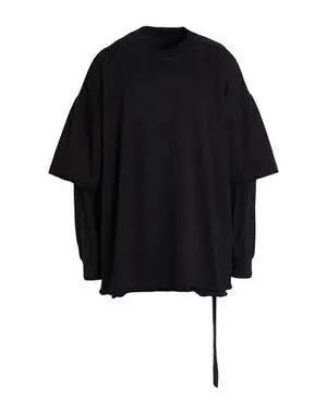Rick Owens Sweatshirt In Cotton Black