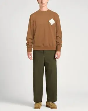 Mcm Sweatshirt With Appliqués And Brand Logo - Brown